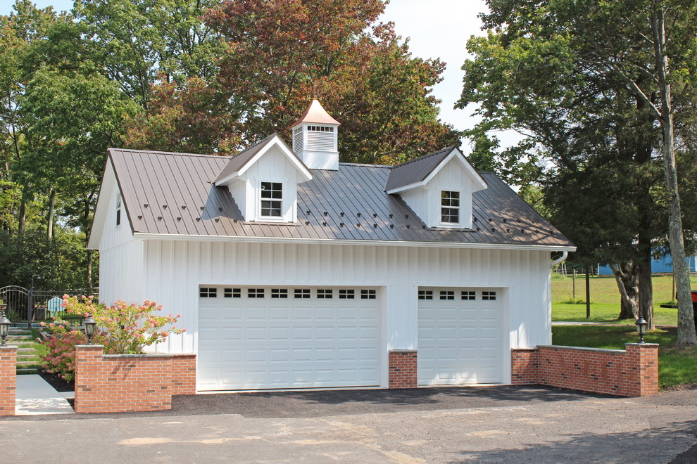 24'x36' Hardie Board & Batten Two Story Garage - Garage - Other - by ...