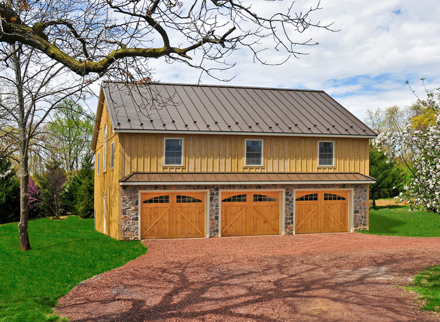 30'x40' Detached Garage - Traditional - Garage - Other - by Quarry View ...