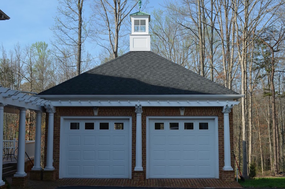 #4 - Colonial Exterior - Traditional - Garage - Other - by L.G. Flint ...