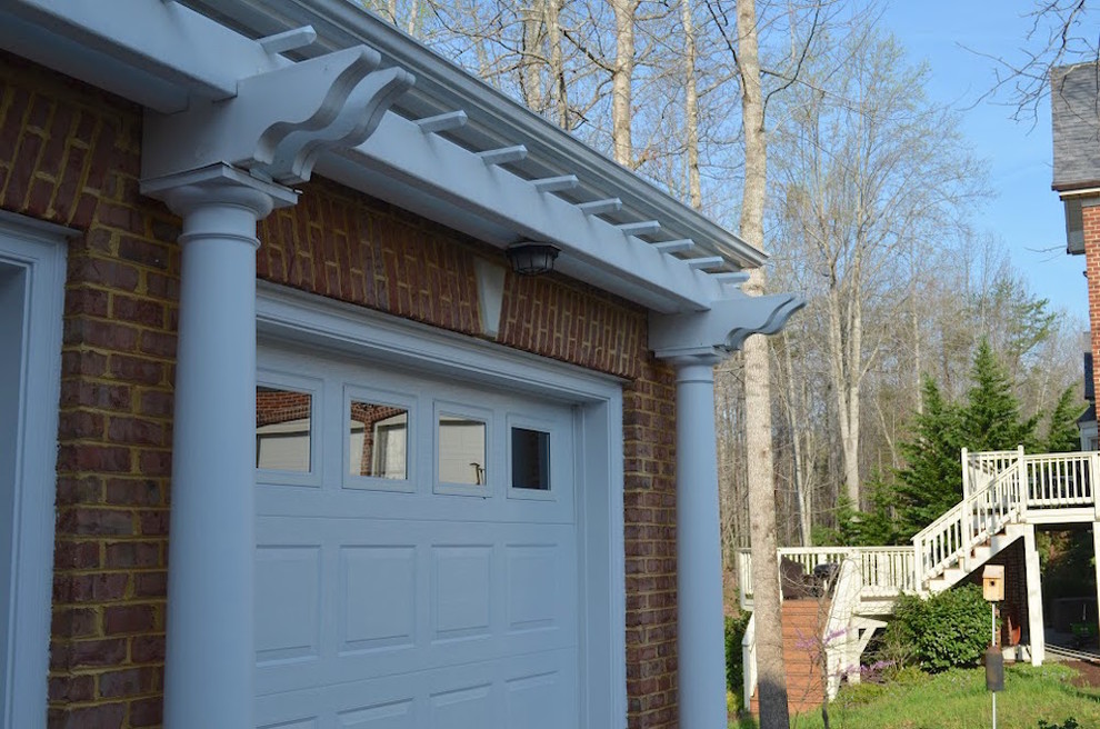 #4 - Colonial Exterior - Traditional - Garage - Other - by L.G. Flint ...