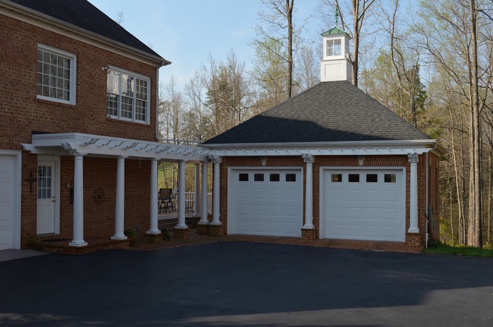 #4 - Colonial Exterior - Traditional - Garage - Other - by L.G. Flint ...