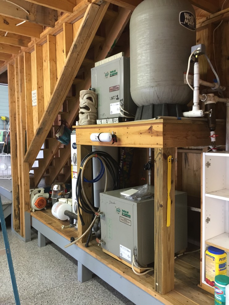 A Garage Interior Build Out / Hiding Mechanical Equipment in Your ...