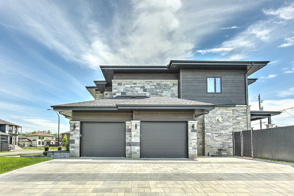 Aménagament extéreur complet - Modern - Garage - Montreal - by Digicon ...