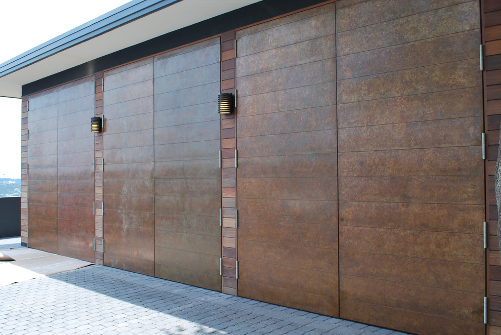 Authentic Copper Clad Carriage Doors by Cowart Door Systems ...