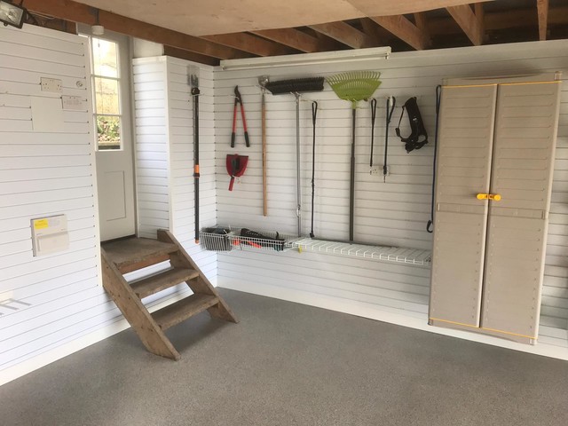 Beautiful garage transformed in Bath - Traditional - Garage - Other ...