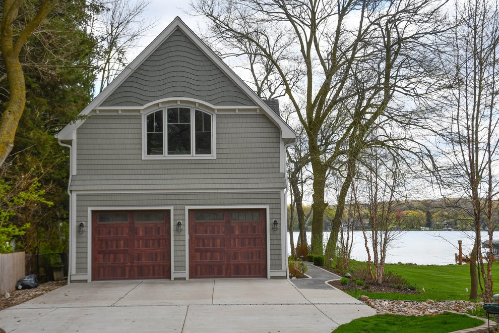 Beaver Lake House - Beach Style - Garage - Milwaukee - by Groskopf ...