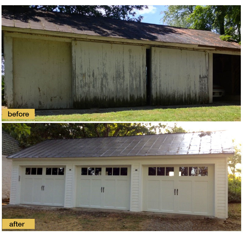 Before and After Garage Makeovers - Farmhouse - Garage - Cincinnati ...