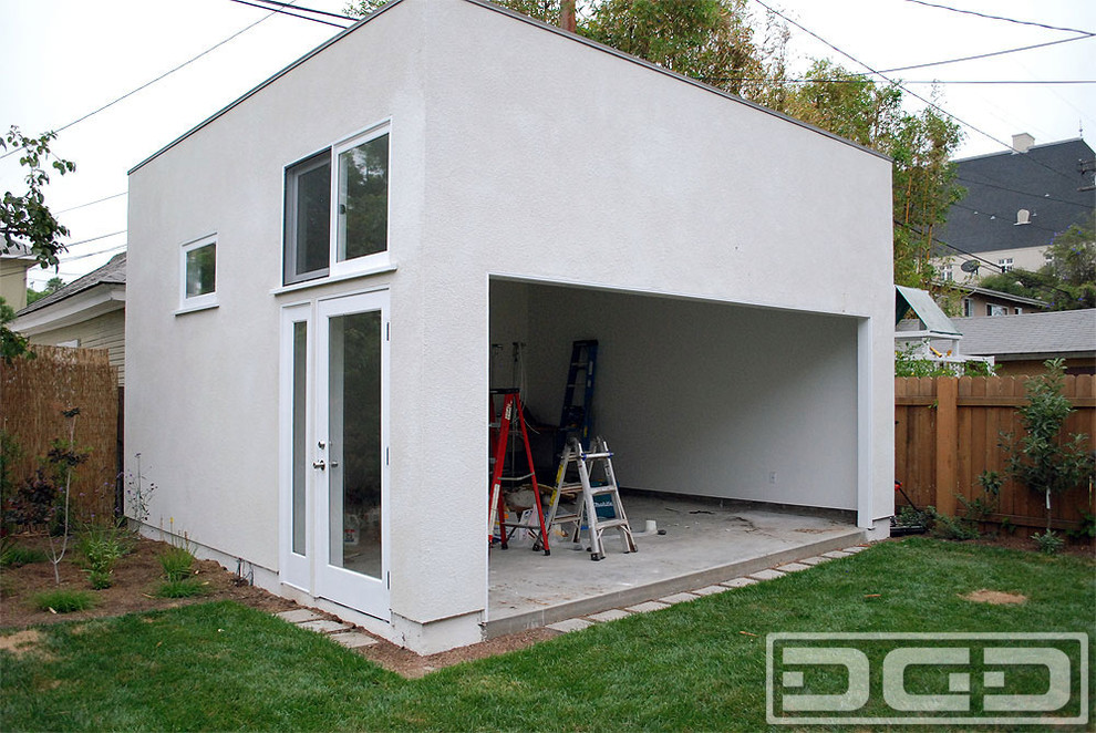 Bifolding Garage Door Conversion Project in a Minimalistic Design Style ...