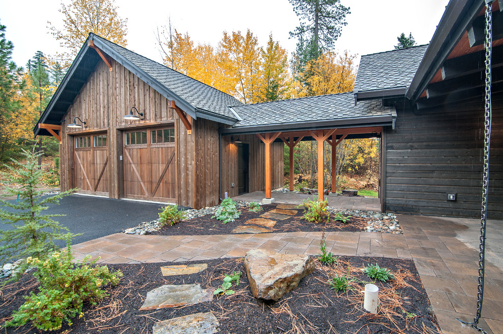 Big Rock Retreat - Contemporary - Garage - Seattle - by Stig Carlson ...