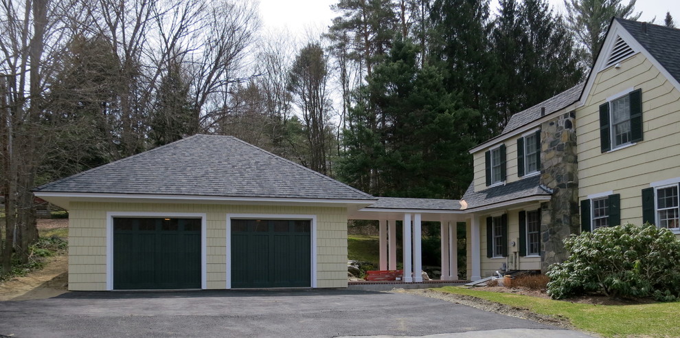 Breezeway and Garage Addition - Garage - Boston - by User | Houzz UK