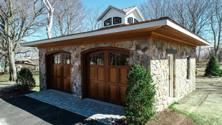 Carriage House Garage - Beach Style - Garage - Providence - by Sweenor ...
