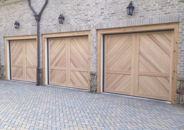 Diagonal Lines - Solid (No Glass) - Modern - Garage - Atlanta - by ...