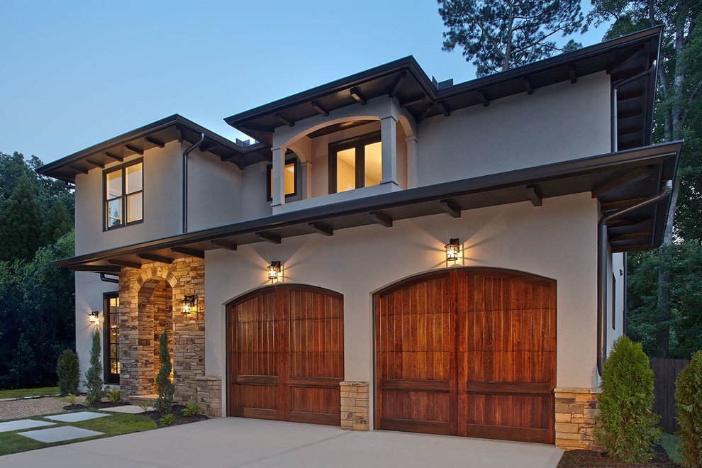 Clopay Reserve Wood Collection - Mediterranean - Garage - Atlanta - by ...
