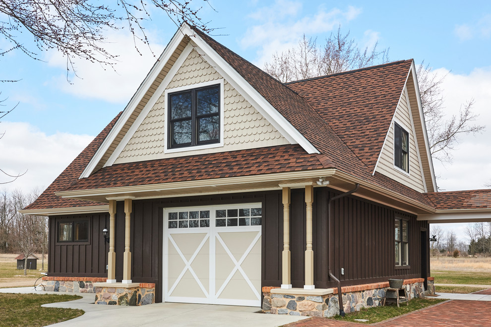 Coach House in Progress - Farmhouse - Garage - Grand Rapids - by ...
