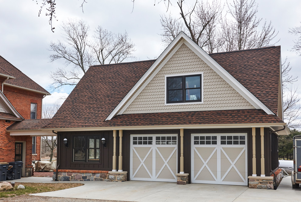 Coach House in Progress - Farmhouse - Garage - Grand Rapids - by ...
