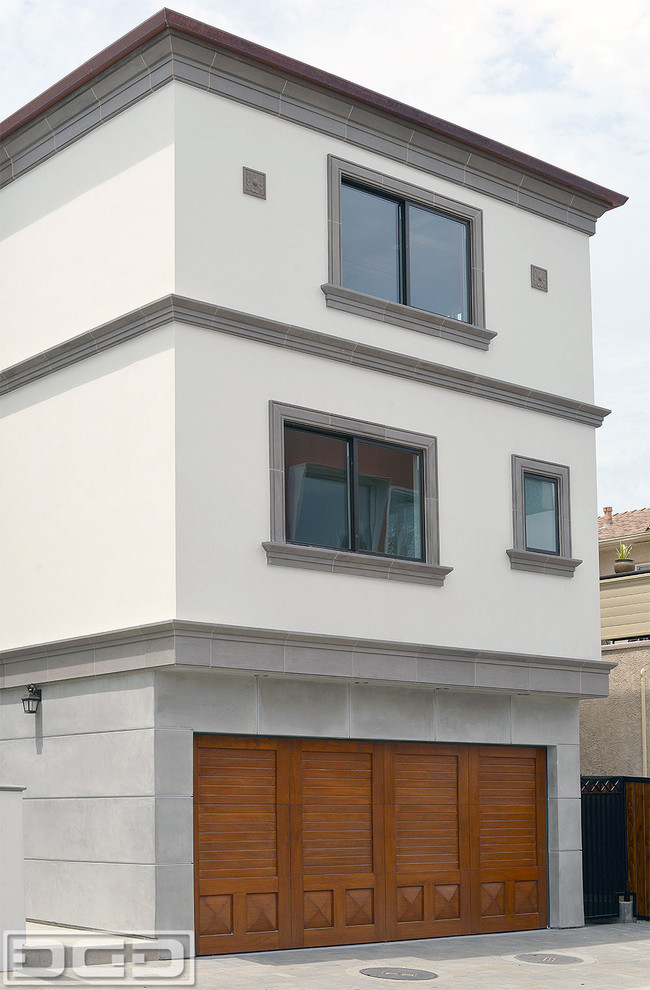 Custom Designed Wood Garage Door for a Beach Front Home! - Transitional ...