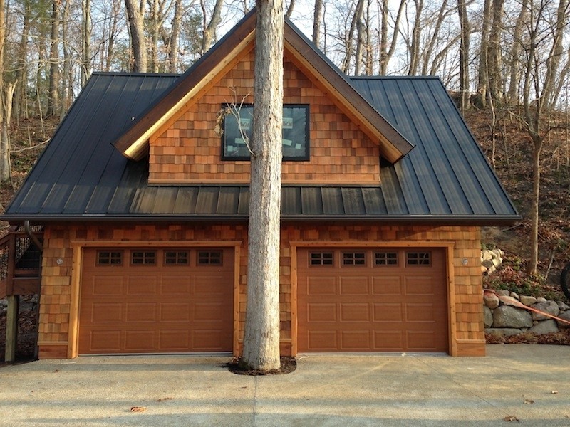 Custom Exteriors - Rustic - Garage - Other - by Barbour Construction ...