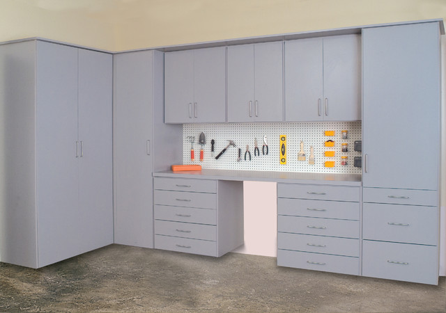 Custom Garage Storage System - Contemporain - Garage - Orange County ...