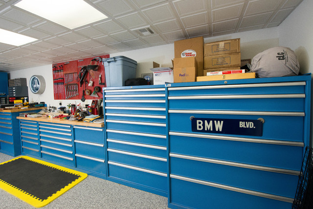 Custom Garage Work Area - Industrial - Garage - New York - by CMM ...