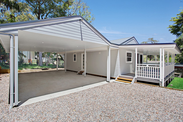 Custom Granny Flat with Carpot & Deck - Traditional - Garage - Sydney ...