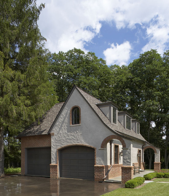 Custom Home Design, Detached Garage - Traditional - Garage - Detroit ...