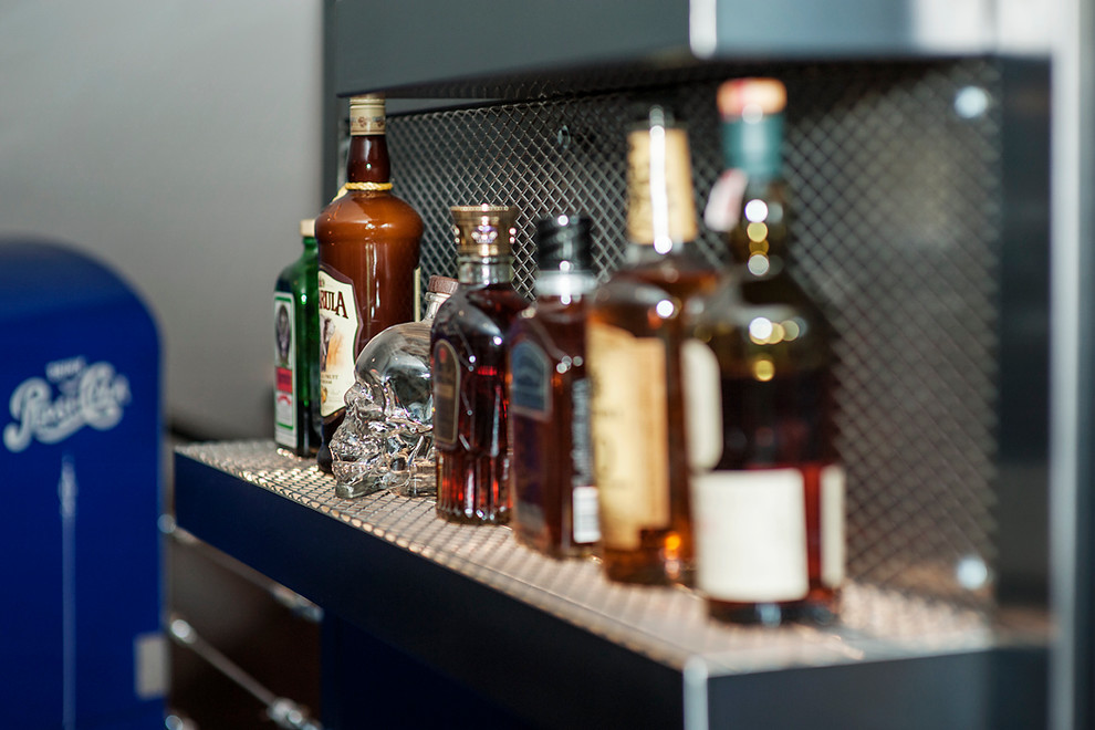 Custom Man Cave - Industrial - Calgary - by Rockcreek Builders | Houzz