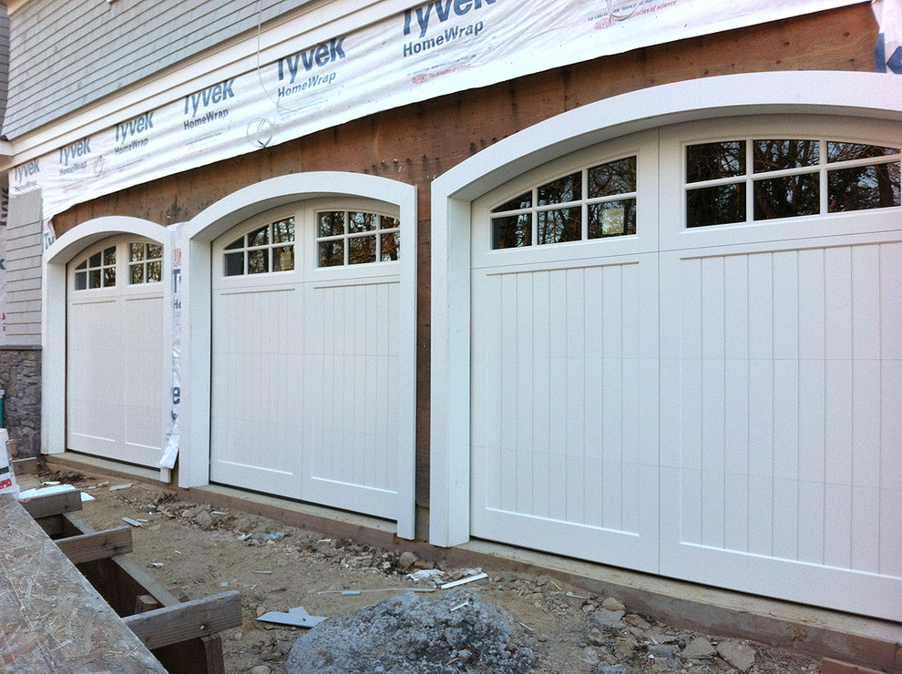 Custom Wood Garage Doors - Transitional - Garage - New York - by AJ ...