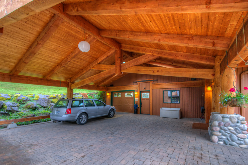 Damascus, OR Residence | Carport, Garden Art Piece & Interior Exposed ...