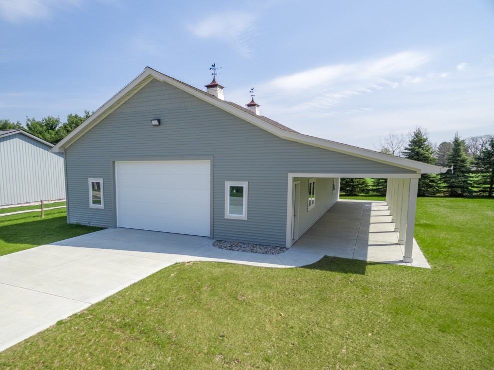 Deep Lake Custom Home - Beach Style - Garage - Other - by RLBaker ...