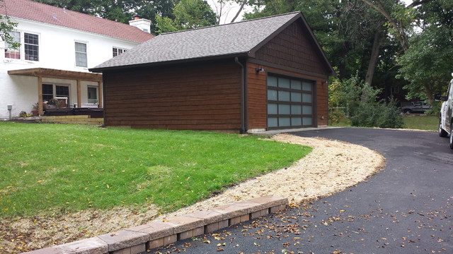 Detached garage - Rustic - Garage - Chicago - by BBC Construction ...