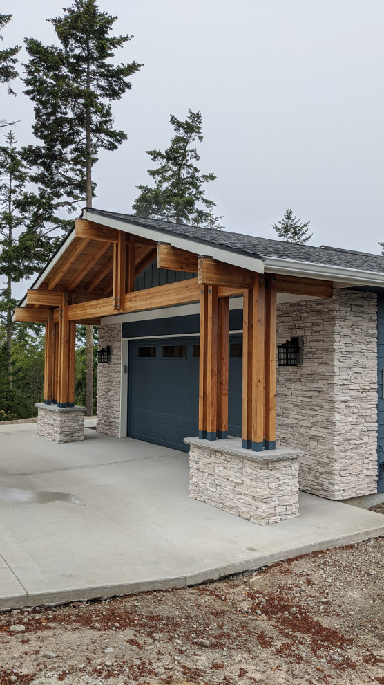 Diamond Point Custom Home Overlooking Protection Island - Contemporary ...