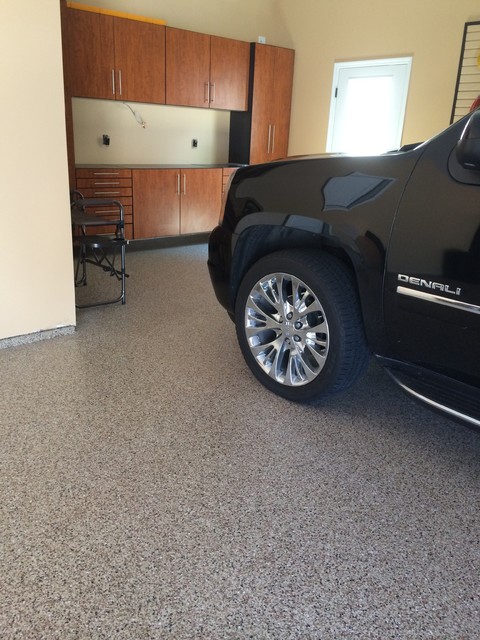 Disguise Dirt and Dust In A Beautiful Garage - Contemporary - Garage ...