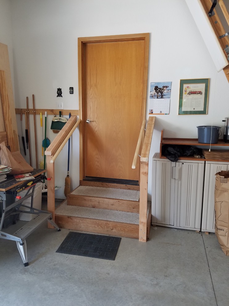Entry steps from garage into house - Garage - Kansas City - by A.I.P ...