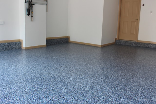 Epoxy garage floor project - Modern - Garage - by Amazing Garage Floors ...