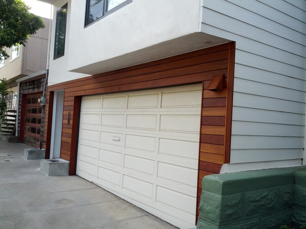 Exterior Front Facade - Contemporary - Garage - San Francisco - by Matt ...