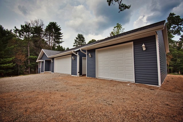 Exterior Garage View - Transitional - Garage - Other - by DW3 ...
