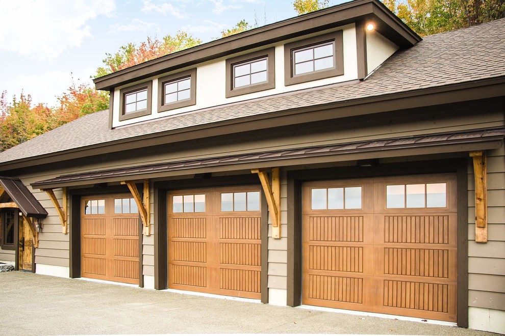 Faux wood - Fiberglass Exterior Garage Doors - Craftsman - Garage ...
