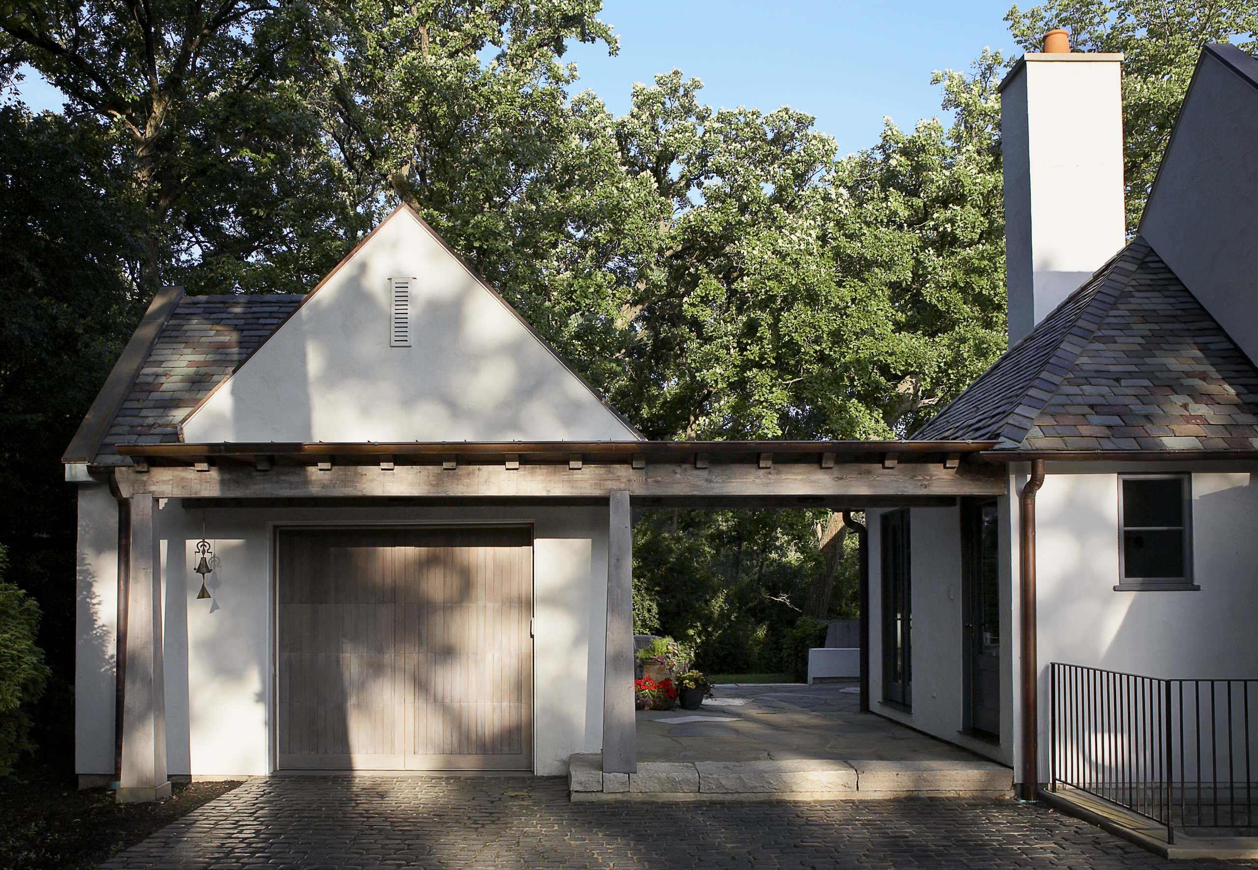 Flat Roof Garages Designs