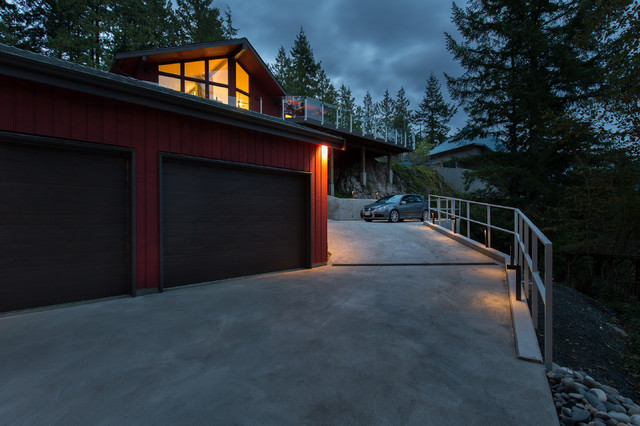 Front Elevation of New Garage - Transitional - Garage - Vancouver - by ...