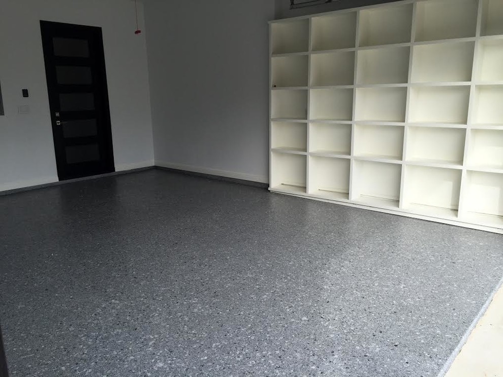 Garage Makeover - Contemporary - Garage - Austin - by Infinite Concrete ...