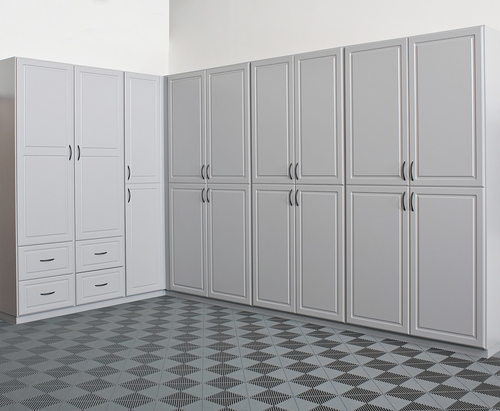 Garage Silver Cabinets - Contemporary - Garage - Montreal - by Closets ...