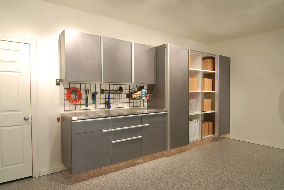 Garage Storage w/ space saving sliding doors! - Garage - Portland Maine ...