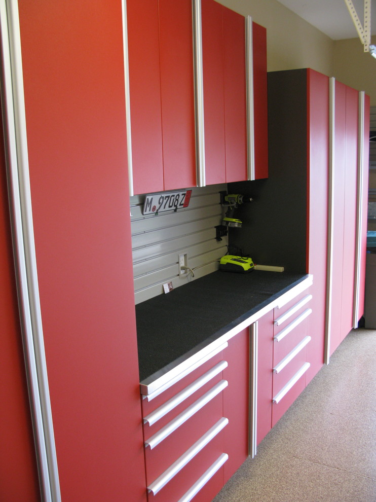 Garage Wall of Storage - Modern - Garage - Other - by Custom Storage ...