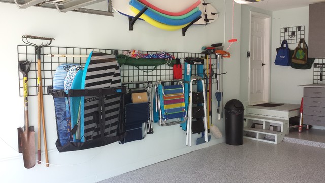 Garage Wall Storage in our Grid System - Traditional - Garage ...