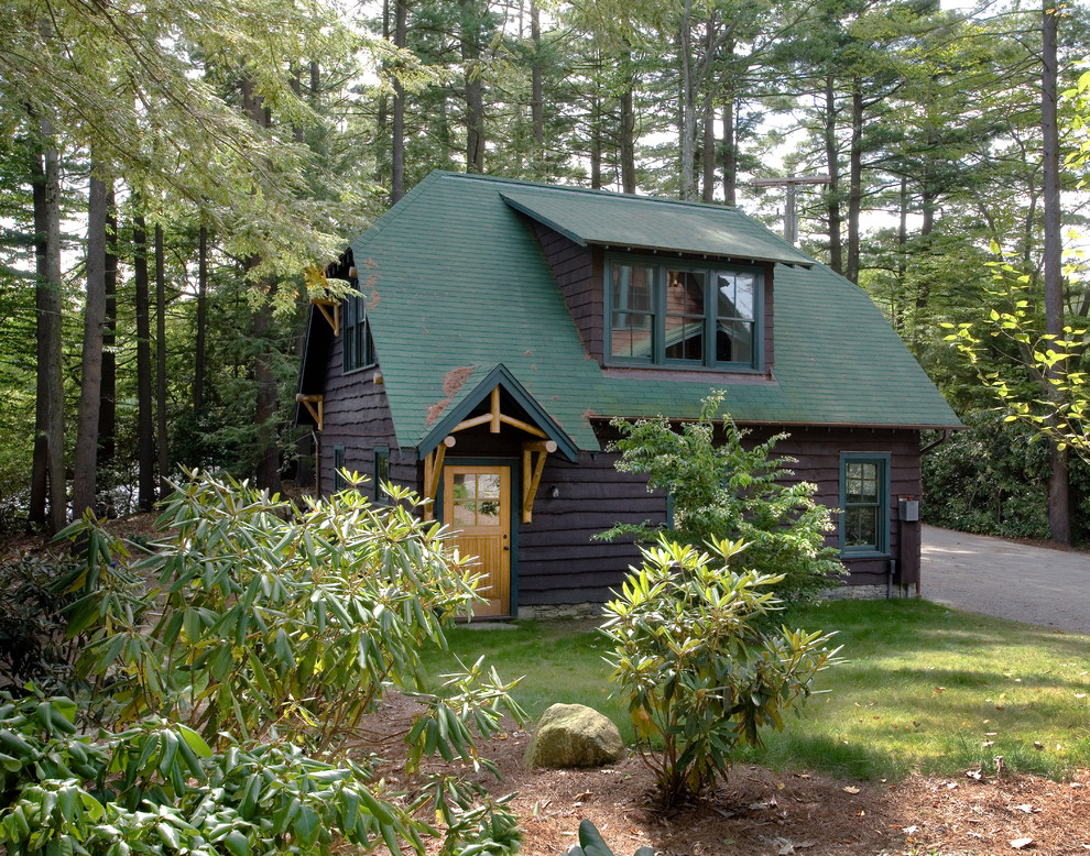 Garage with Loft - Rústico - Garaje - Nueva York - de Mackin Architects ...