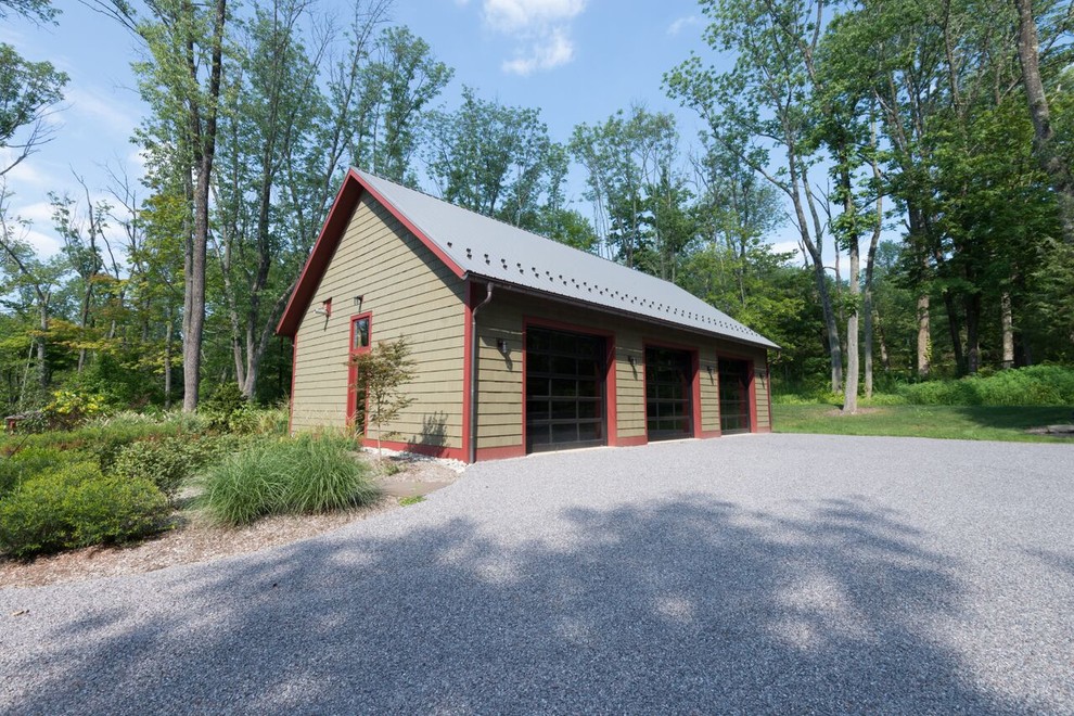 Gardens - Farmhouse - Garage - New York - by John Gehri Zerrer | Houzz