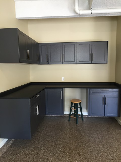 Great Garage Corner storage for Jason in Lenexa - Traditional - Garage ...