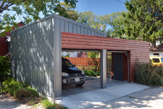 Green Garage - Contemporary - Garage - Chicago - by Tom Bassett-Dilley ...