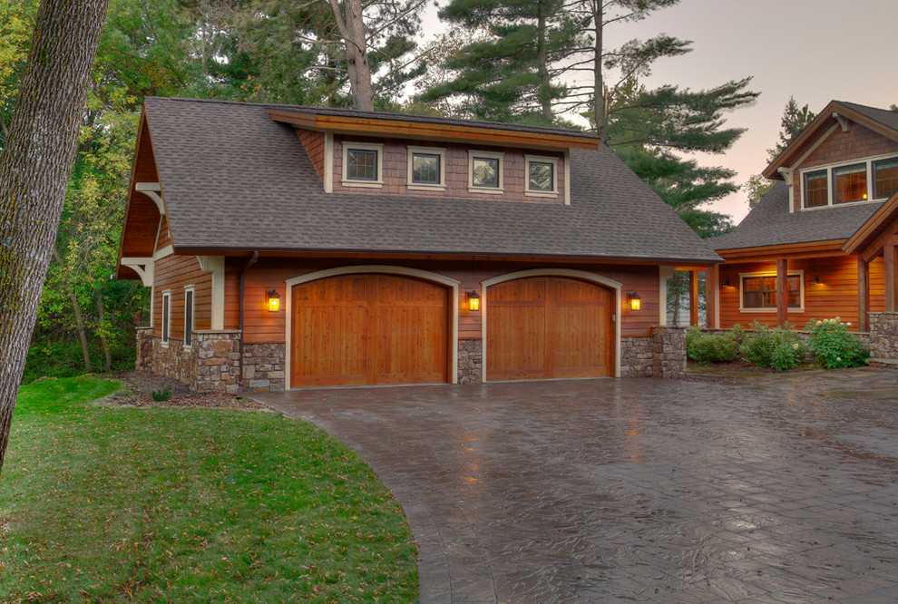 Gull Lake 3 - Rustic - Garage - Minneapolis - by Lands End Development ...
