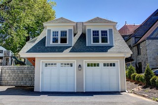 Angled Tuck Under Garage